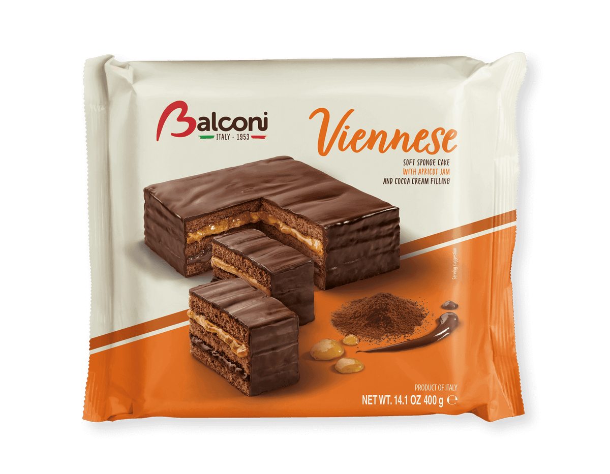 Balconi Torta Viennese Apricot & Chocolate 400GR — BosnaFresh